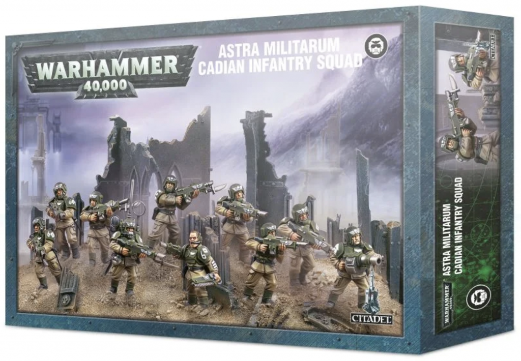 Warhammer 40000 Astra Militarum Cadian Infantry Squad – Serenity ...