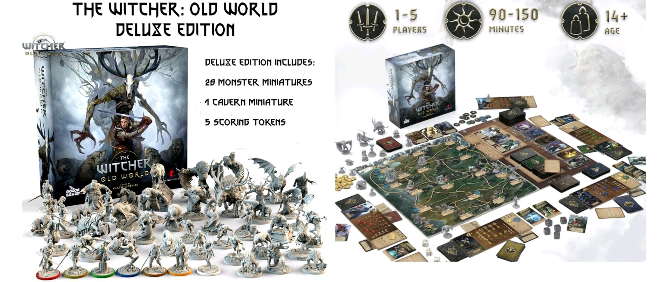The Witcher Old World Deluxe Edition – Serenity Hobbies Norwich